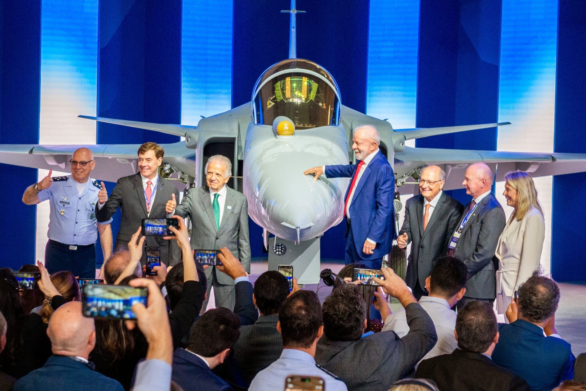 Saab and Embraer Unveil First Locally Manufactured Gripen E in Brazil ...